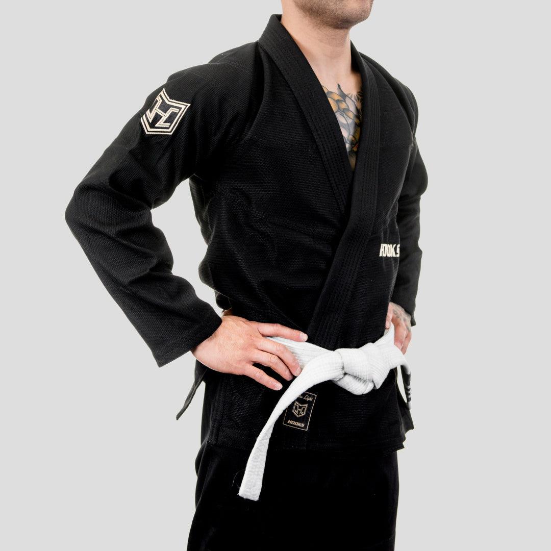 Hooks BJJ GI - Ultra Light - Black w/ Gold – Hooks Jiu-Jitsu
