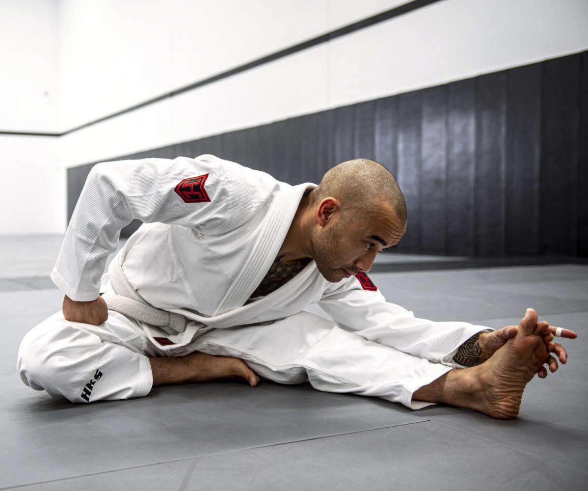 Hooks BJJ GI - Ultra Light - White w/ Black and Red – Hooks Jiu-Jitsu